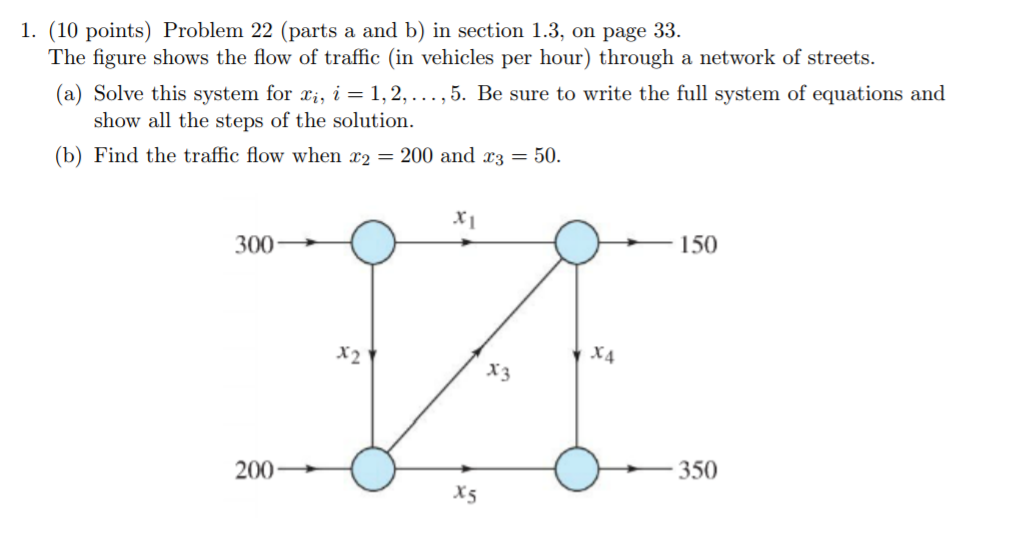 Solved 1. (10 points) Problem 22 (parts a and b) in section | Chegg.com Solved 1. (10 points) Problem 22 (parts a and b) in section | Chegg.com