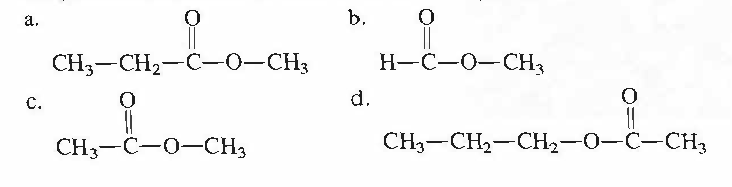 Solved Assign an IUPAC name to each of the following esters. | Chegg.com