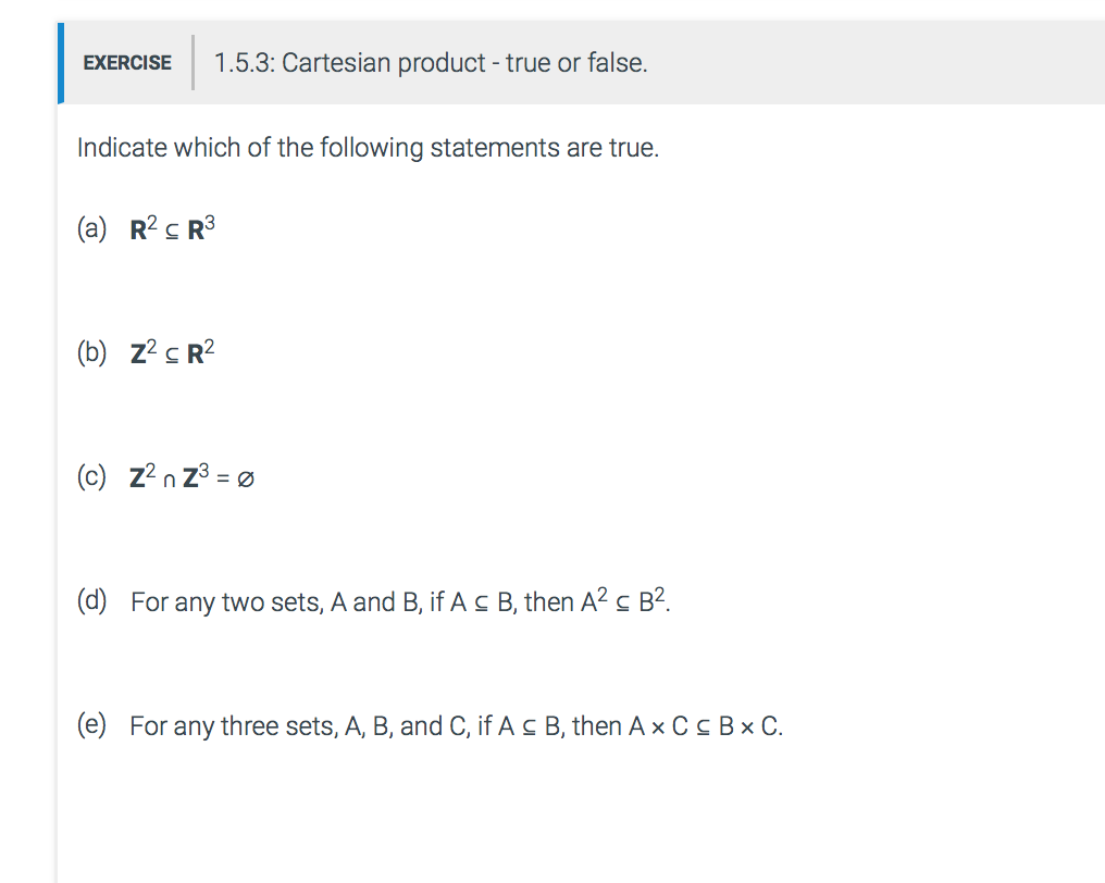 Solved ***NOTE: THIS IS CHAPTER 1 - SETS- IN "DISCRETE | Chegg.com