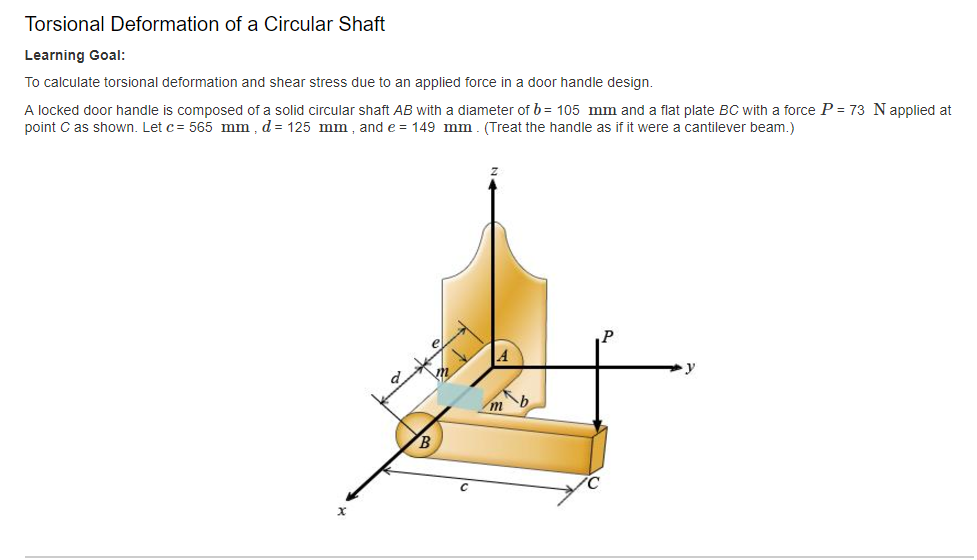 Solved Torsional Deformation of a Circular Shaft Learning | Chegg.com