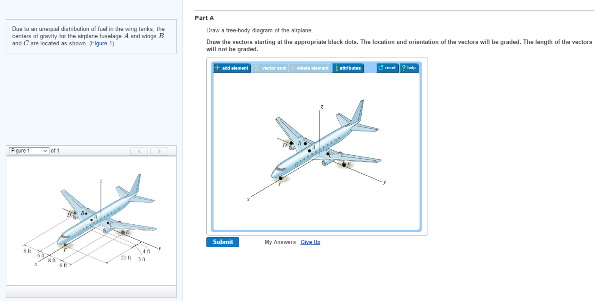 Solved Due to an unequal distribution of fuel in the wing | Chegg.com