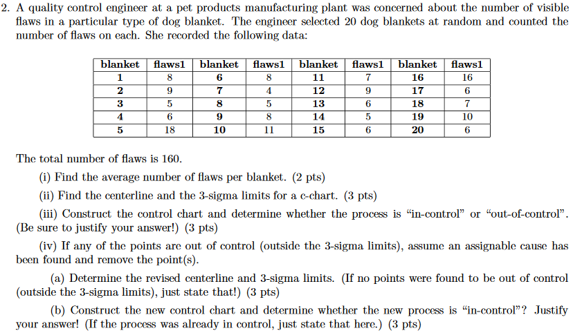 Solved 2. A quality control engineer at a pet products | Chegg.com