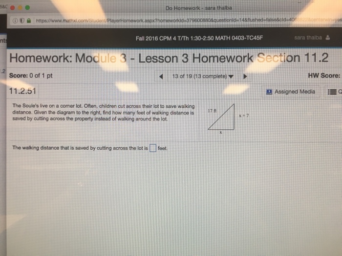 Solved The Soule's live or a comer lot. Often, children cut | Chegg.com
