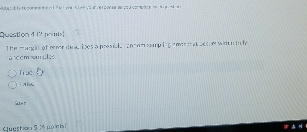 Solved Seth Hadley: Attempt 1 The margin of error is a | Chegg.com