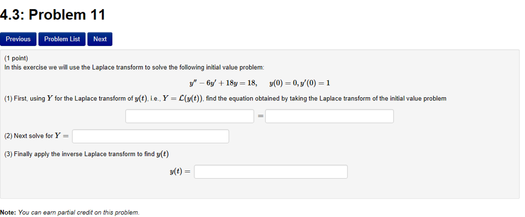 Solved .3: Problem 11 Previous Problem ListNext In this | Chegg.com