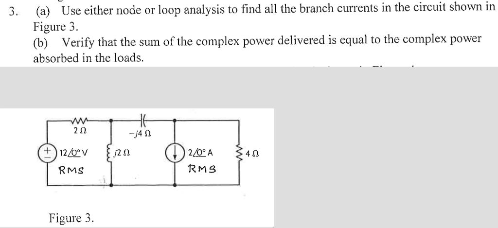 Solved Use either node or loop analysis to find all the | Chegg.com