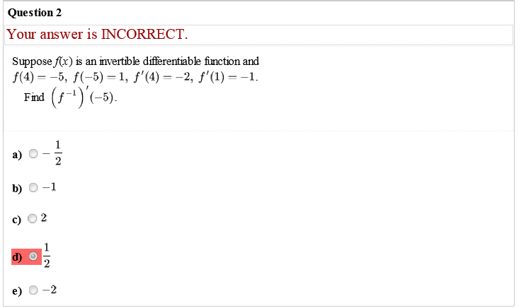 Solved Suppose F X Is An Invertible Differentiable Function