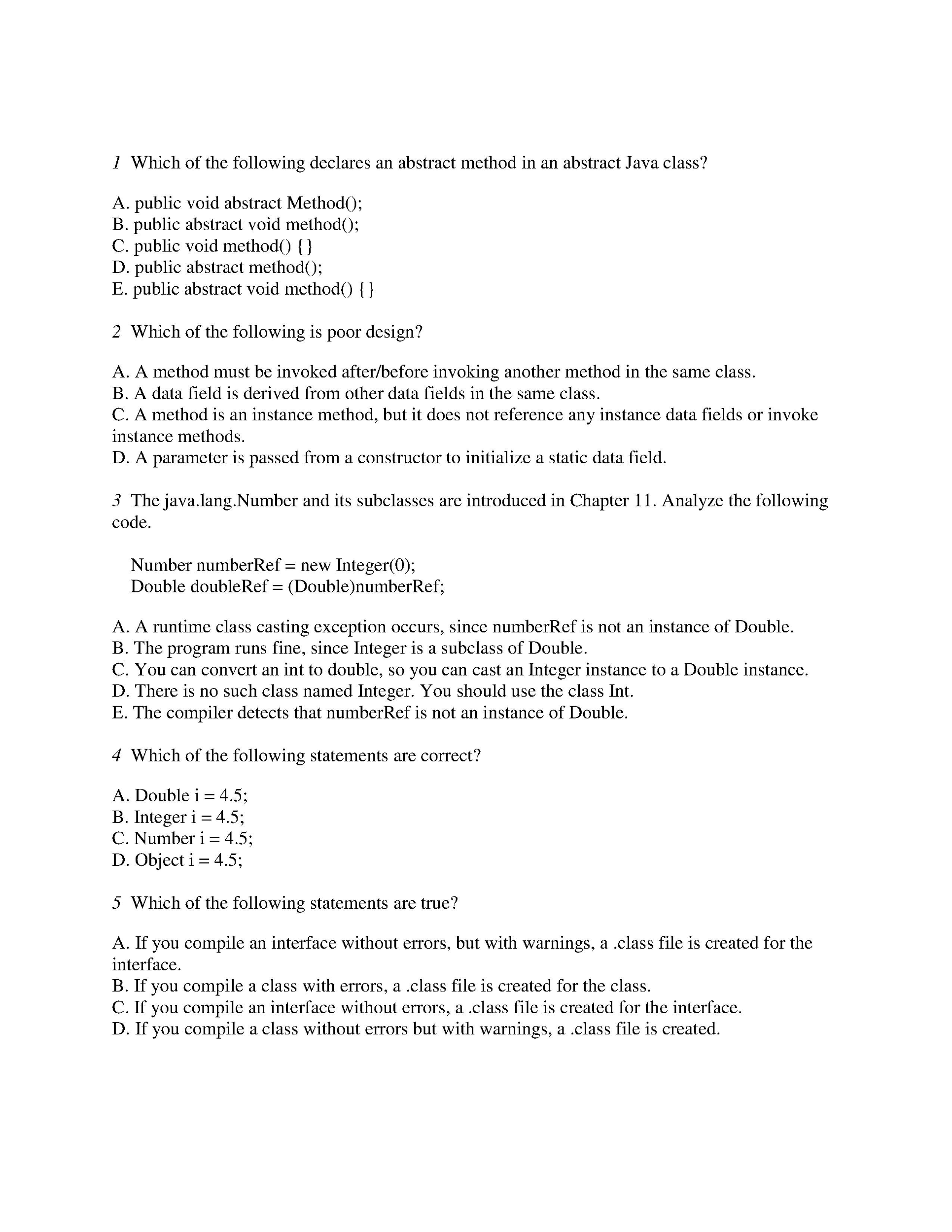 Solved 6 Analyze the following code. public class Test f | Chegg.com
