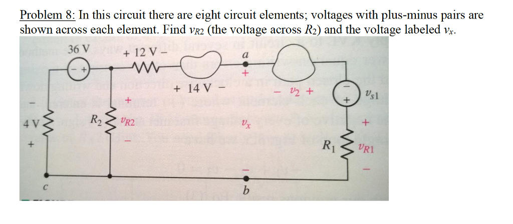 Solved In this circuit there are eight circuit elements; | Chegg.com