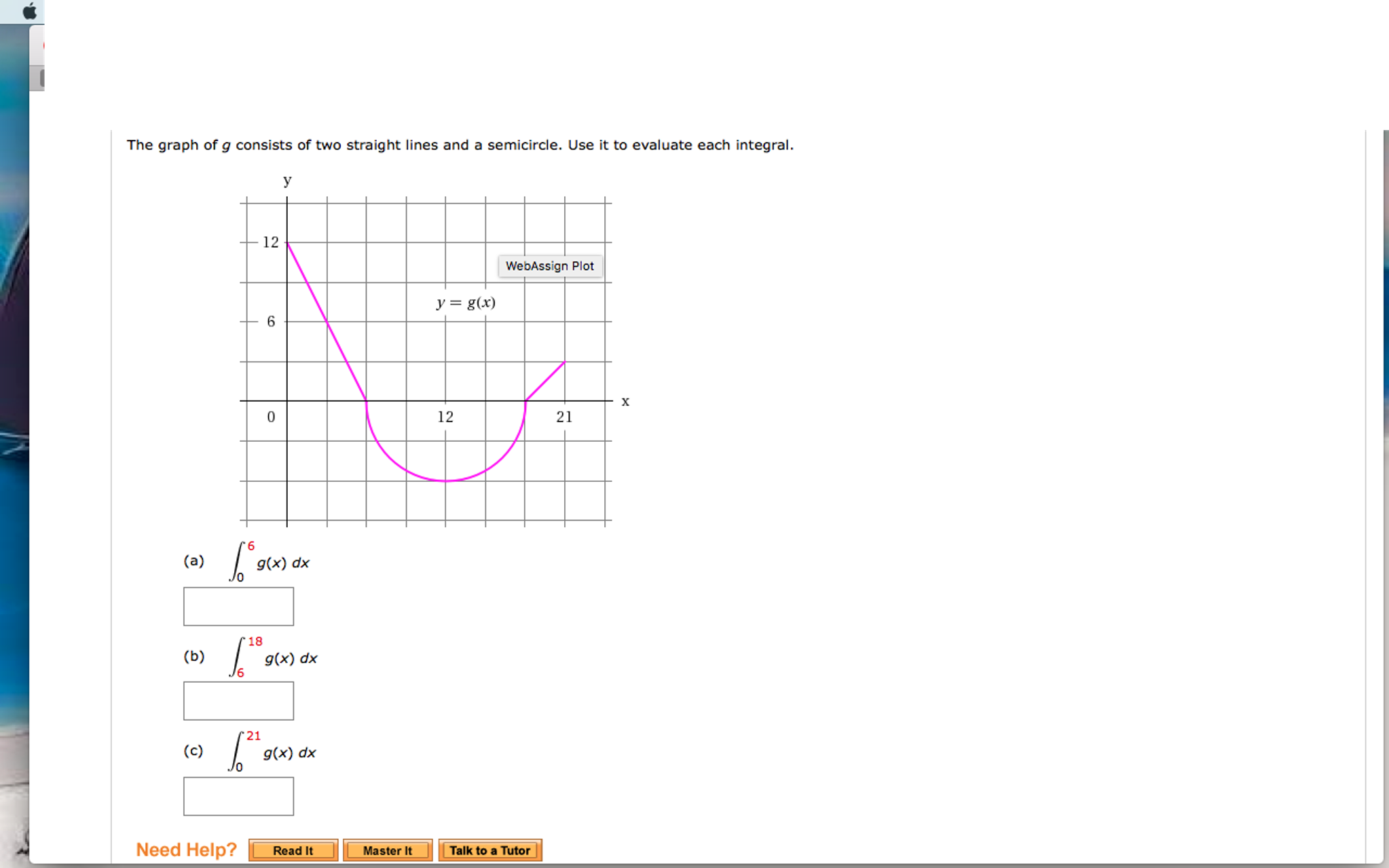 Solved The graph of g consists of two straight lines and a | Chegg.com