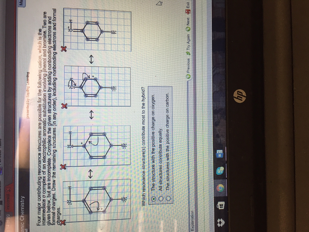Solved anic Chemistry prasenlad by Sapin Lotming Four major | Chegg.com
