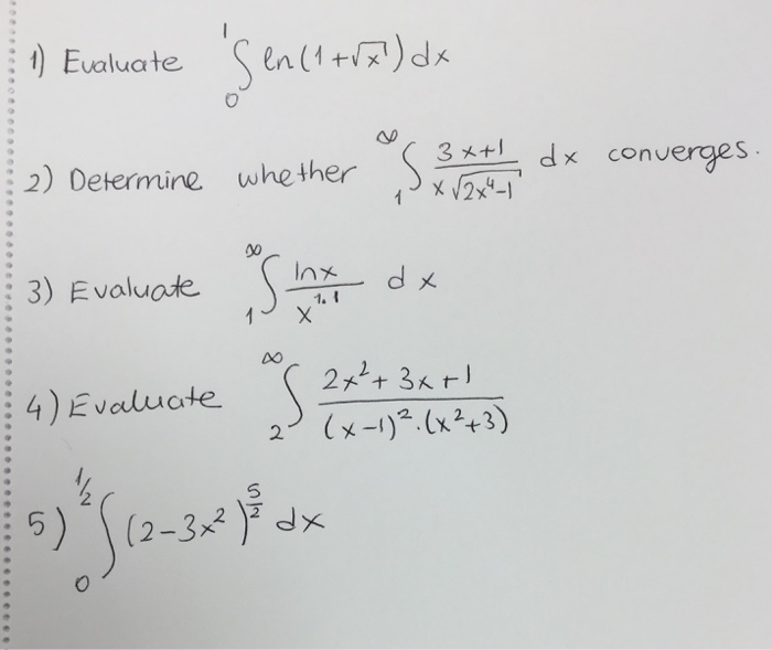 Solved Evaluate integral^1_0 ln (1 + Squareroot x) dx | Chegg.com