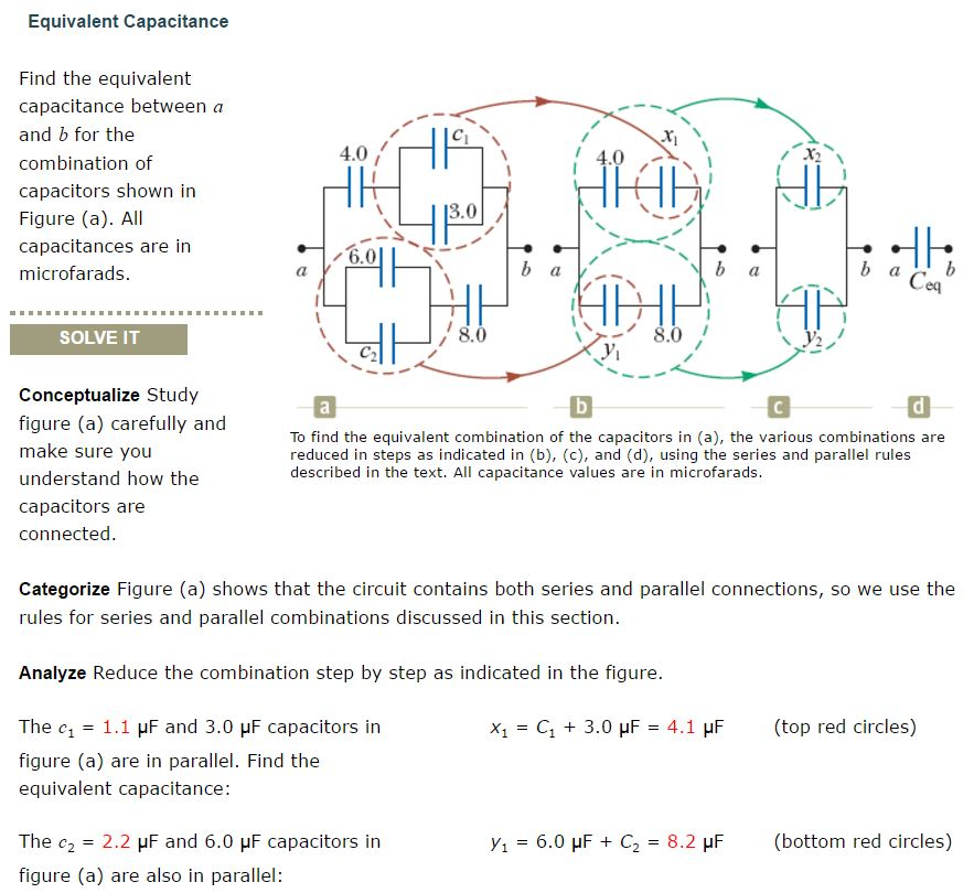 Solved Equivalent Capacitance Find the equivalent | Chegg.com