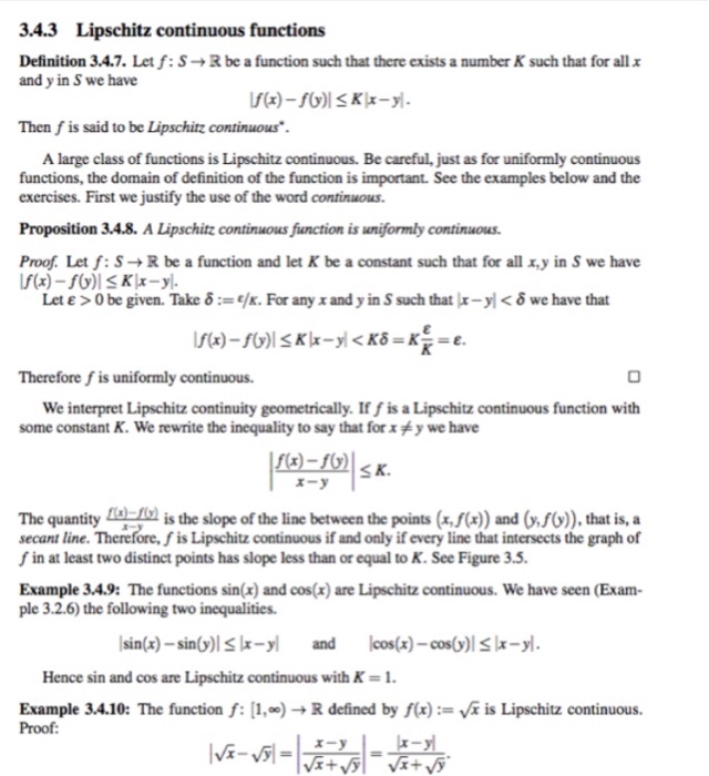 Solved Exercise 3AA: Show that f: (0,00) → R defined by f(x) | Chegg.com