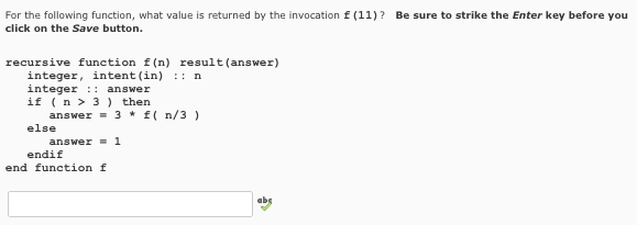 Solved When a function or subroutine finishes executing, | Chegg.com