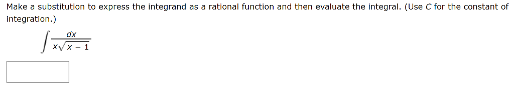 Solved Make a substitution to express the integrand as a | Chegg.com