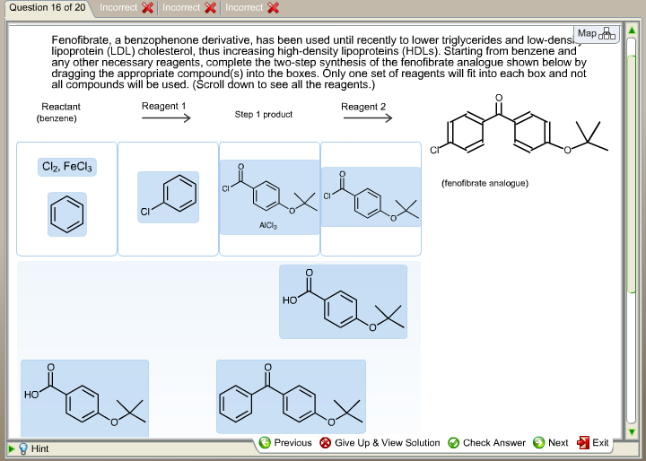 Solved Fenofibrate, a benzophenone derivative, has been used | Chegg.com