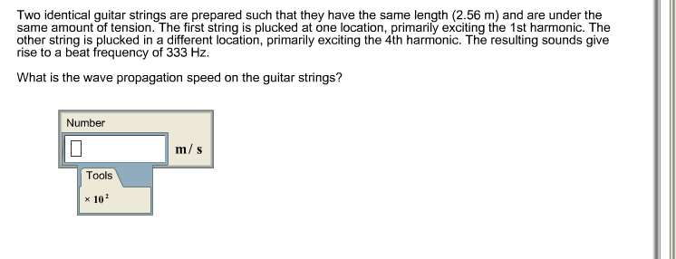 Solved Two identical guitar strings are prepared such that | Chegg.com