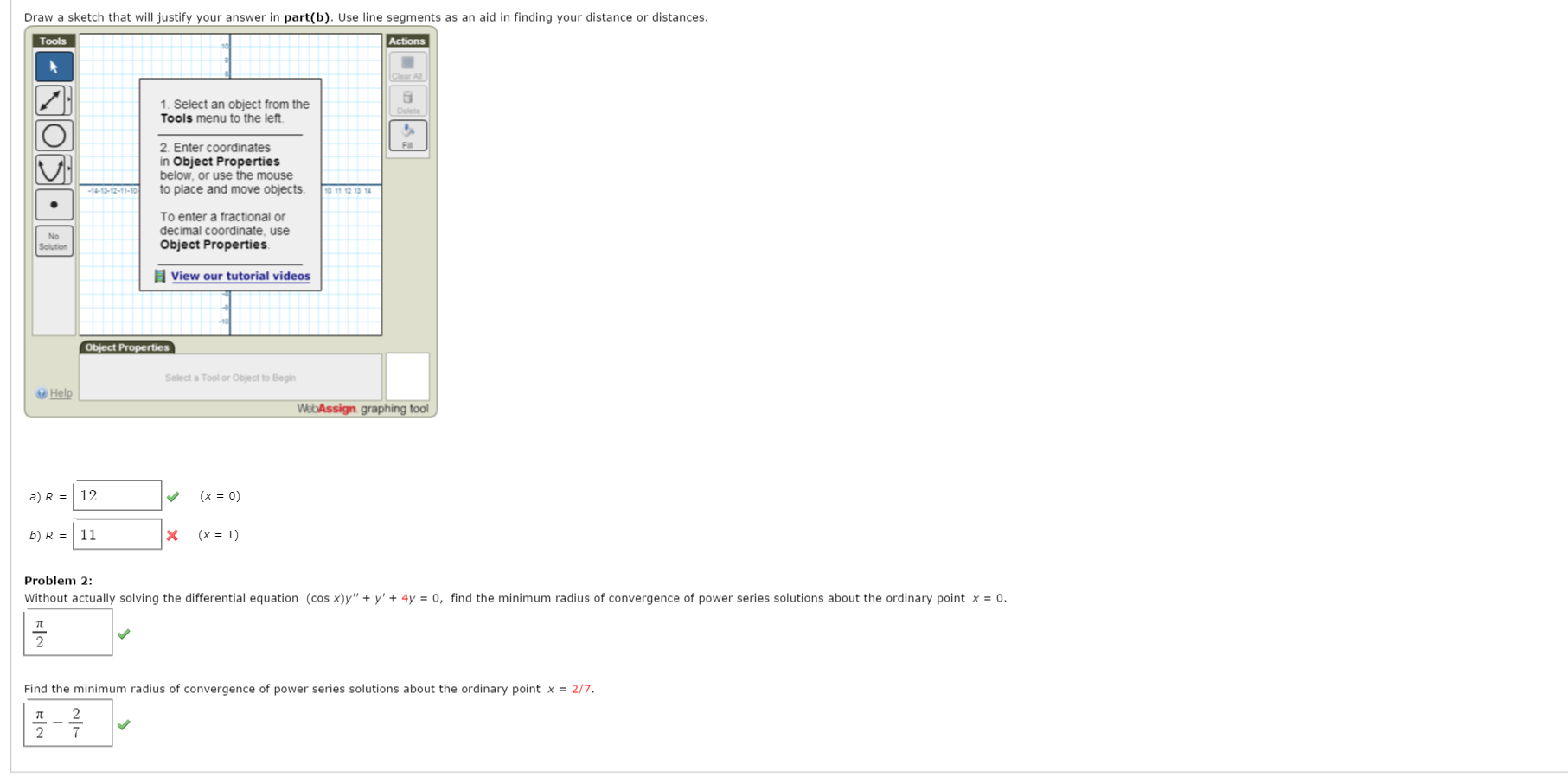 Solved Without actually solving the given differential | Chegg.com