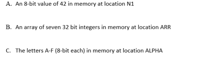 Solved An 8-bit value of 42 in memory at location N1 An | Chegg.com