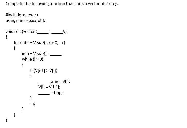 Complete the following implementation of the push | Chegg.com