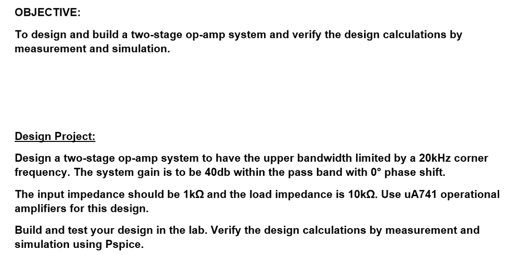 Two Stage Op Amp Design Calculations - Design Talk