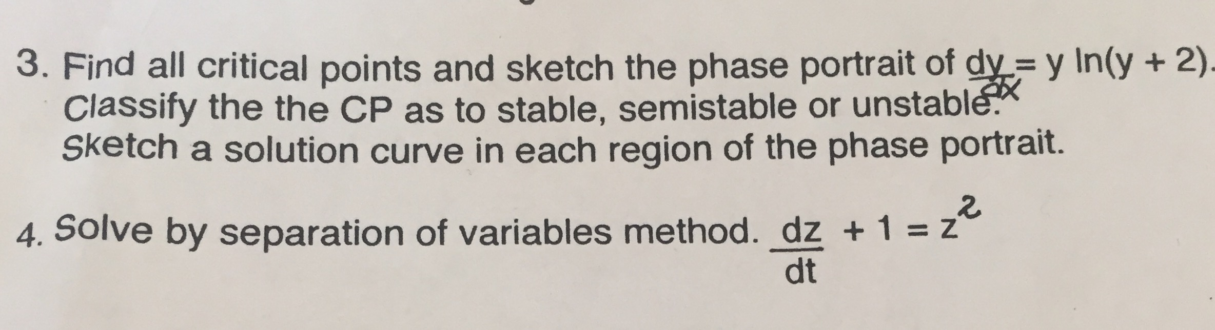 Solved Find all critical points and sketch the phase | Chegg.com Solved Find all critical points and sketch the phase | Chegg.com
