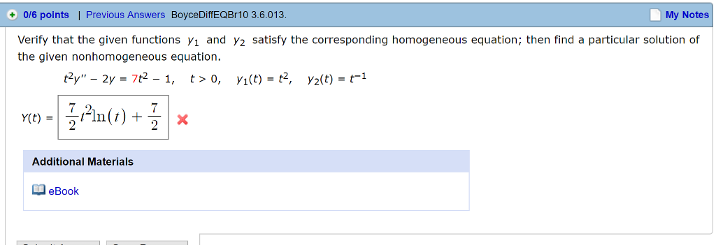 Solved +0/6 points | Previous Answers BoyceDiffEQBr10 | Chegg.com