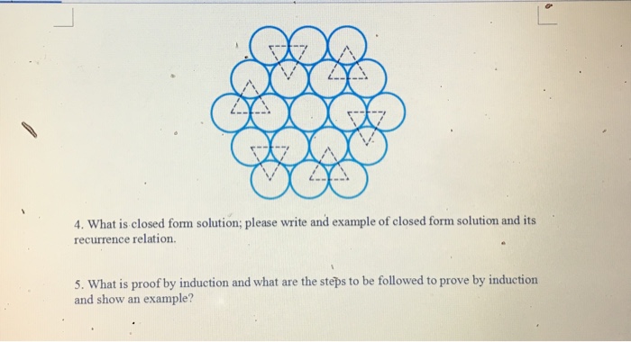 Solved What is closed form solution; please write and | Chegg.com