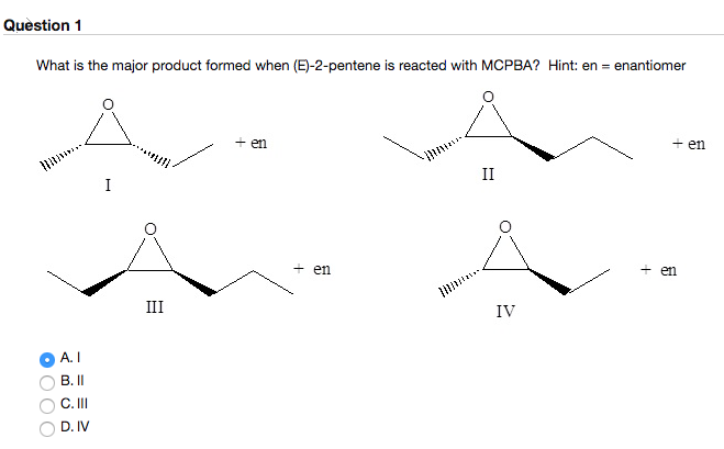 Solved Question 1 What is the major product formed when | Chegg.com
