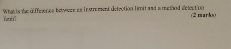 Solved What Is The Difference Between An Instrument