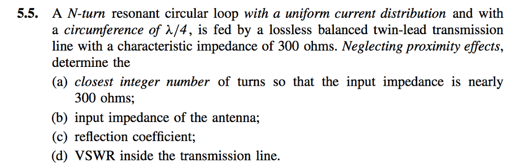 Solved A N-turn resonant circular loop with a uniform | Chegg.com