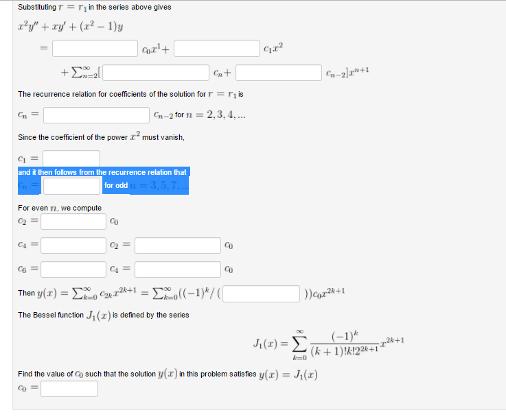 Solved Find the Frobenius series solution of the | Chegg.com