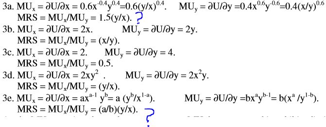 Solved 3. Find the MUX MUy and MRS equations for each of the | Chegg.com