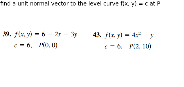 Solved I don't understand why the normal vector at the level | Chegg.com