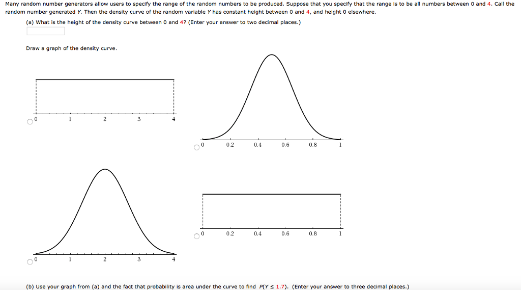 Solved Many Random Number Generators Allow Users To Specify 7322