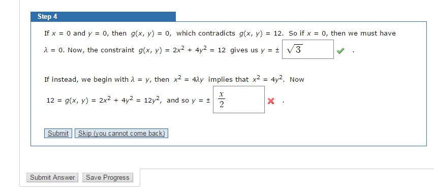 Solved If x = 0 and y = 0, then g(x, y) = 0, which | Chegg.com