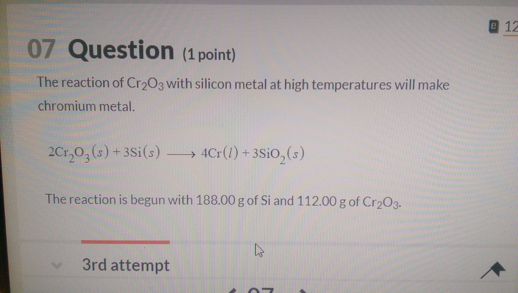 Solved find the limiting reactant how many grams of the | Chegg.com