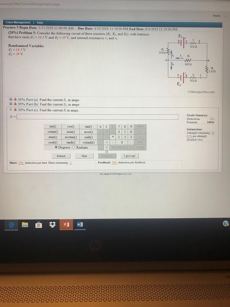 Solved mmon/TakeTutorialAssignment.aspx Home 1 Class | Chegg.com