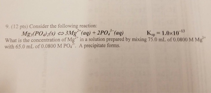 Solved Consider the following reaction: What is the | Chegg.com