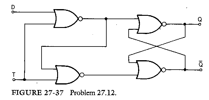 Solved The circuit of Fig. 27-36 is a latch memory circuit | Chegg.com