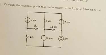Solved Calculate the maximum power that can be transferred | Chegg.com