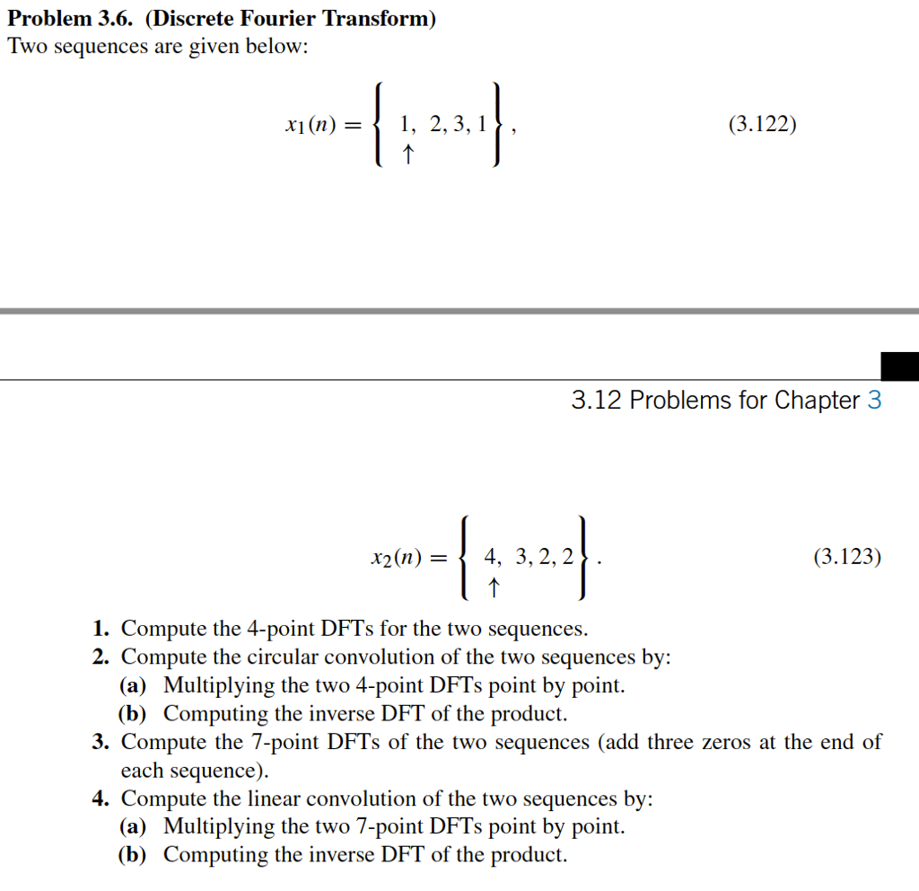 Solved Problem 3 6 Discrete Fourier Transform Two