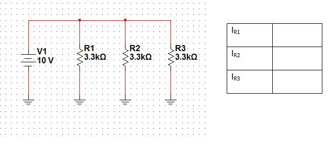 Solved V1 10 V R1 R2 3 3k2 3 3kq R3 3 3k2 R1 R2 R3