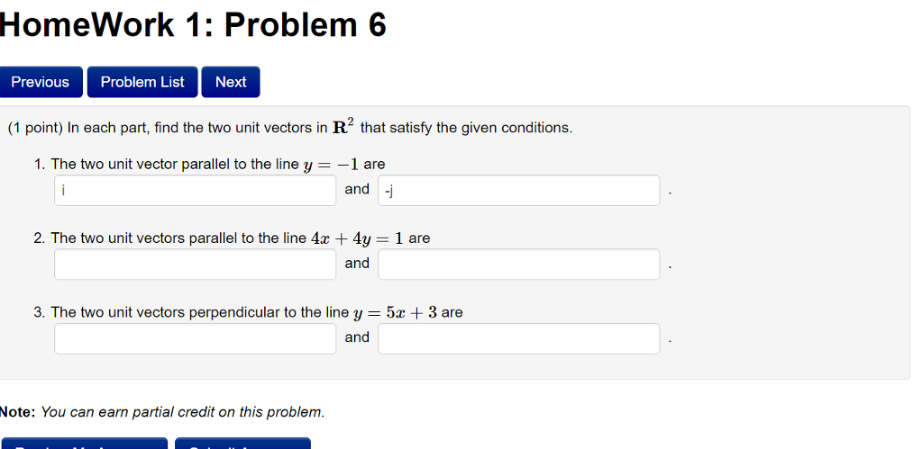 Solved In each part, find the two unit vectors in R^2 that | Chegg.com