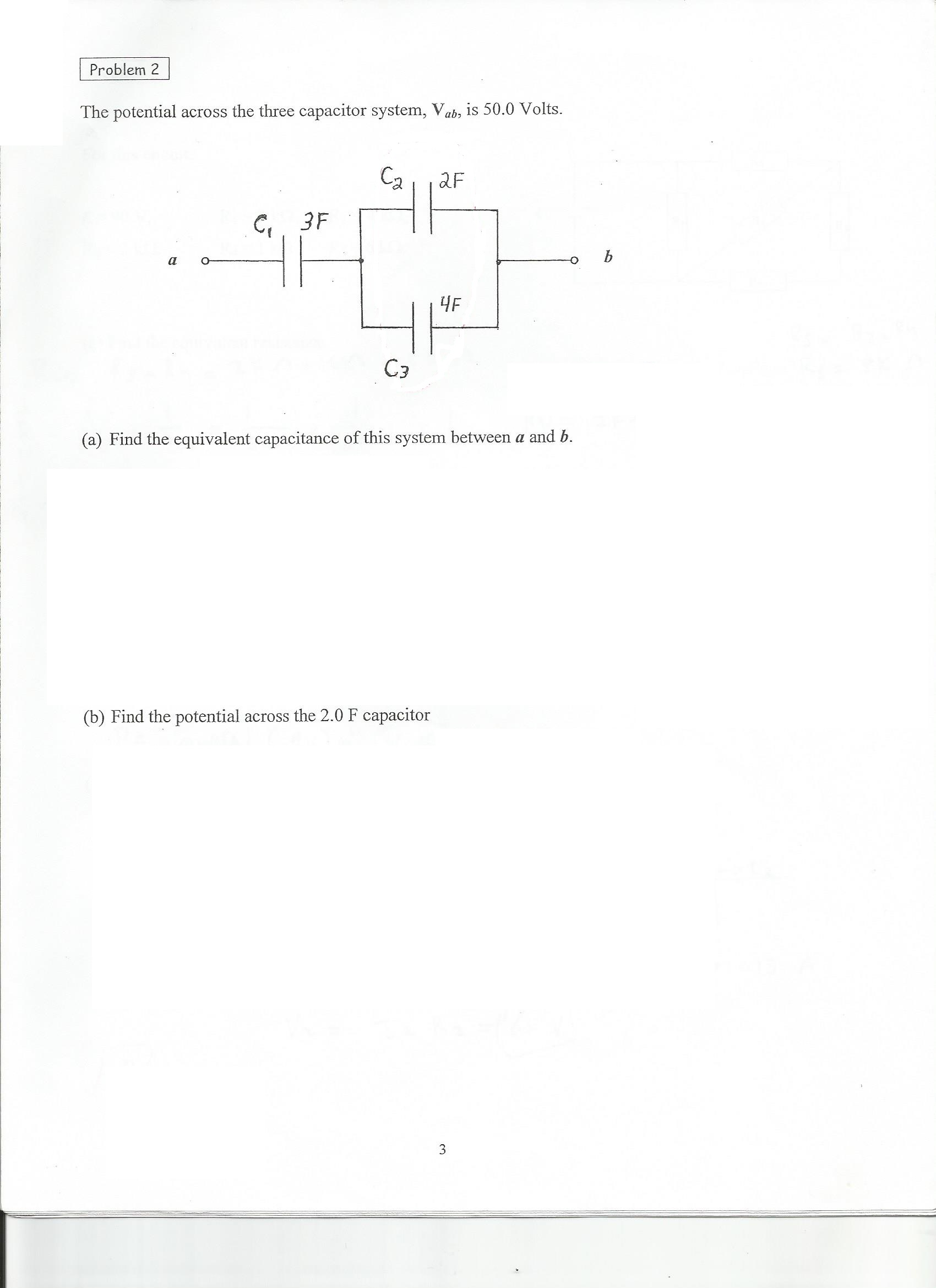 Solved Two capacitors, C1 and C2 , are connected in series. | Chegg.com