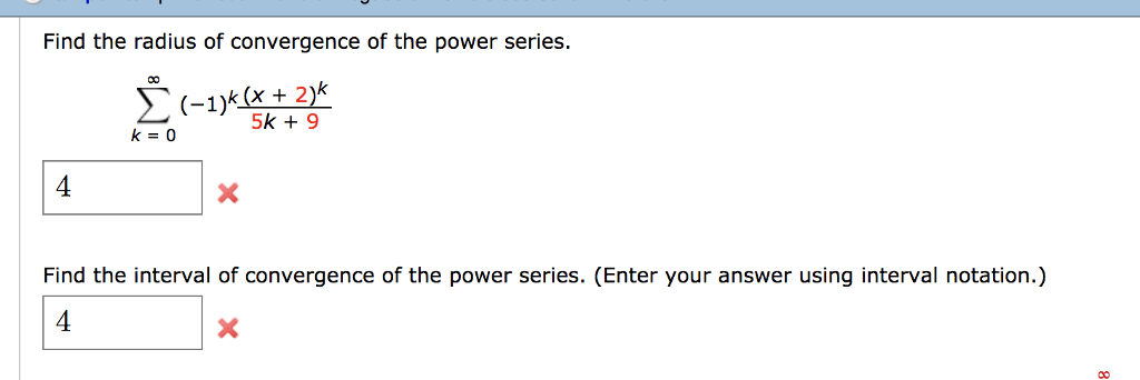 Solved Find the radius of convergence of the power series. | Chegg.com