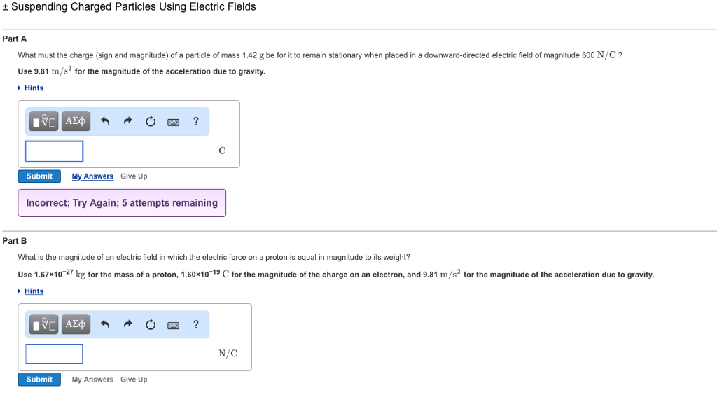 Solved What must the charge (sign and magnitude) of a | Chegg.com
