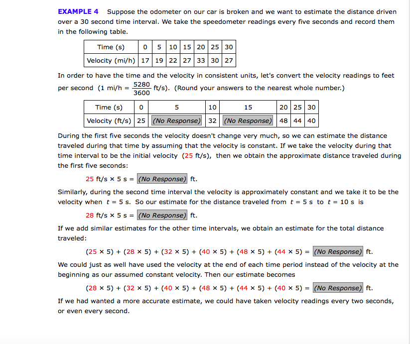 Solved Suppose the odometer on our car is broken and we want | Chegg.com