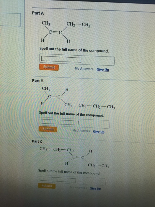 Solved Spell out the full name of the compound. Spell out | Chegg.com